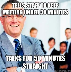 Mandatory Staff Meeting Meme