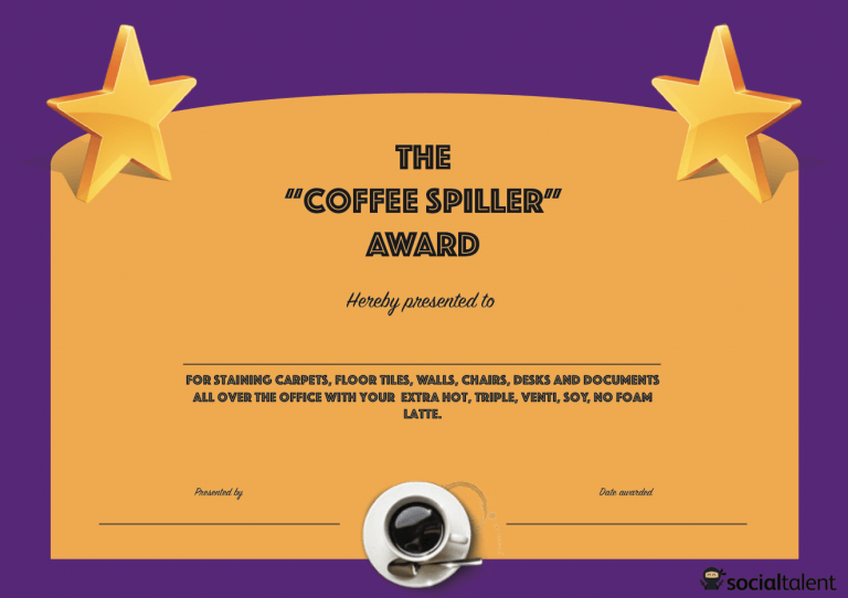 20 Hilarious Office Awards to Embarrass Your Colleagues