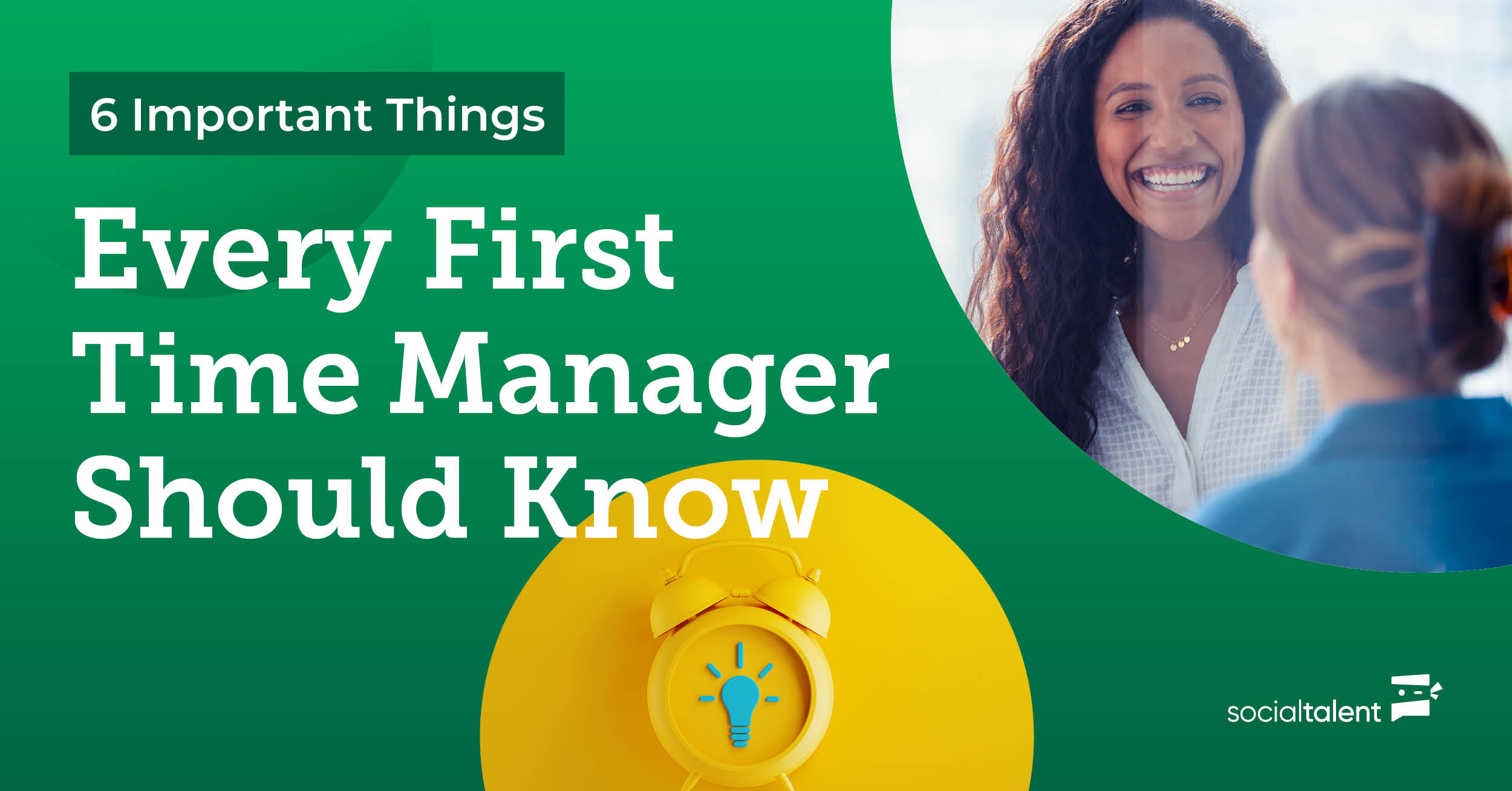 6 Important Things Every First Time Manager Should Know | SocialTalent