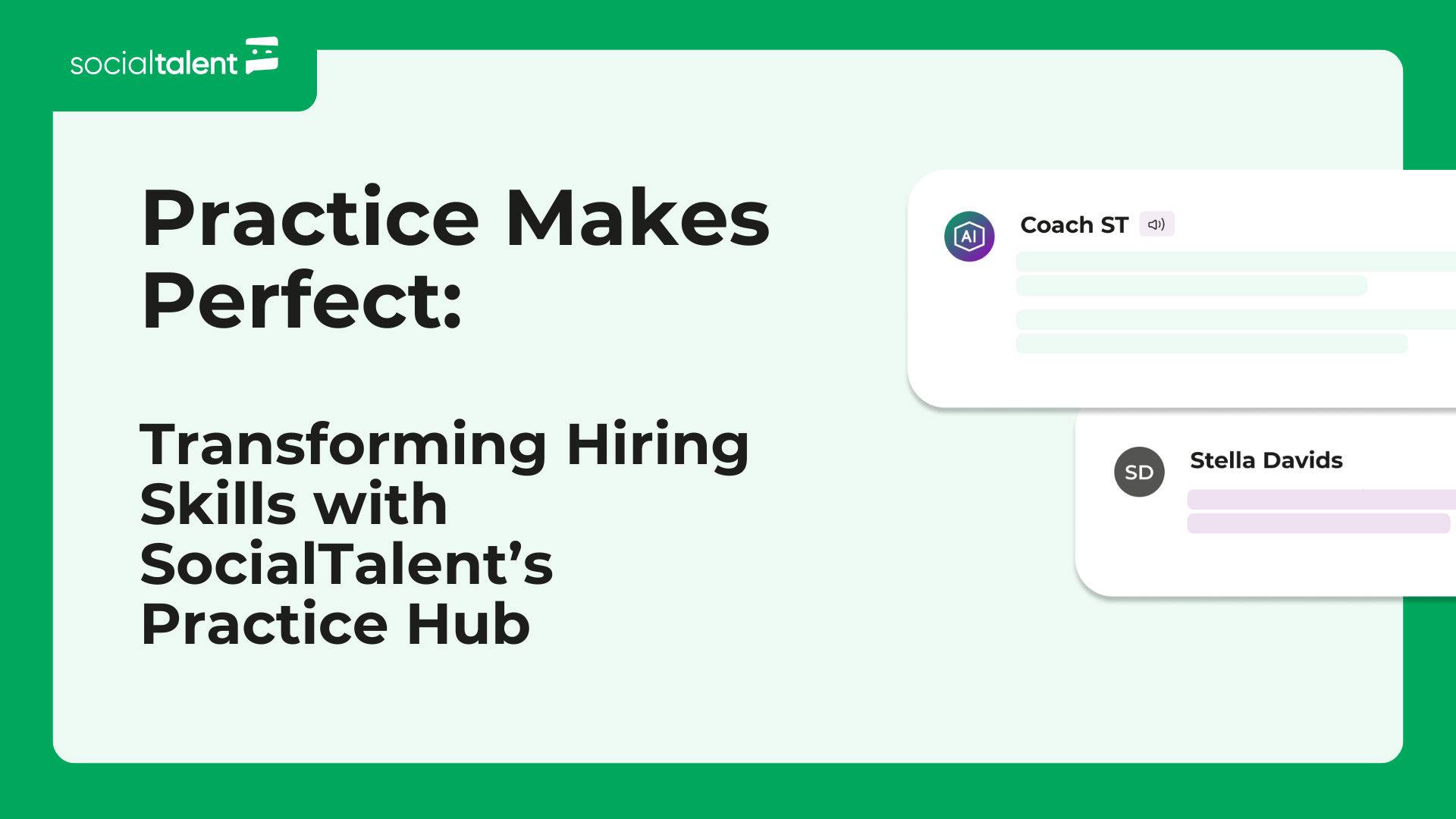 Practice Makes Perfect: Transform Hiring Skills | SocialTalent